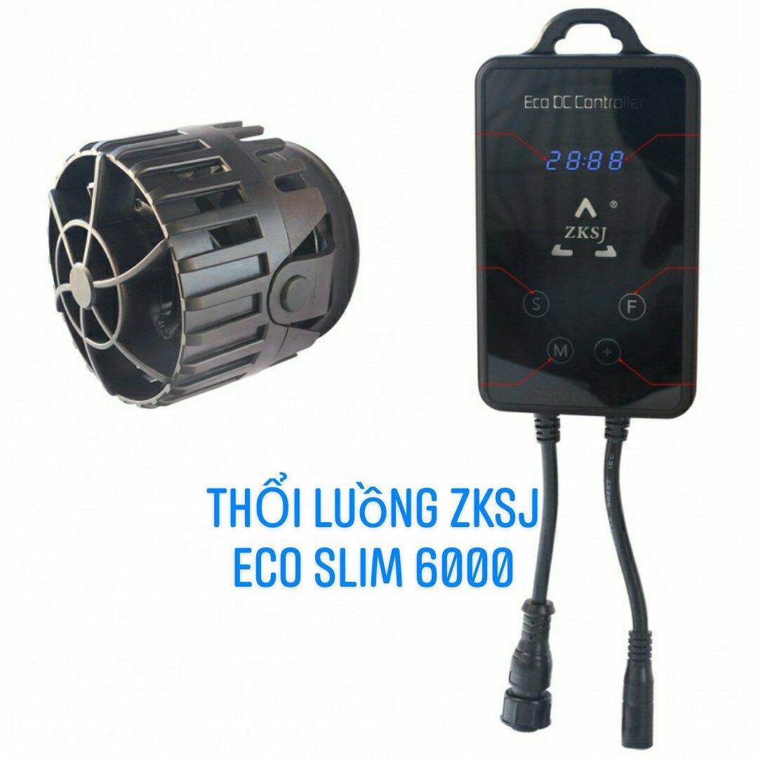TẠO SÓNG - THỔI LUỒNG CHO HỒ CÁ BIỂN ZKSJ ECO SLIM 6000 (Phiên bản ...