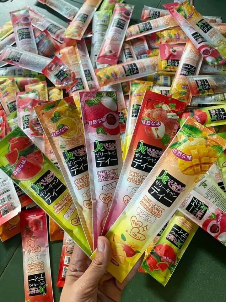 1kg Thạch yummy mới vị trái cây giòn giòn nhiều vị đậm đà - MixASale