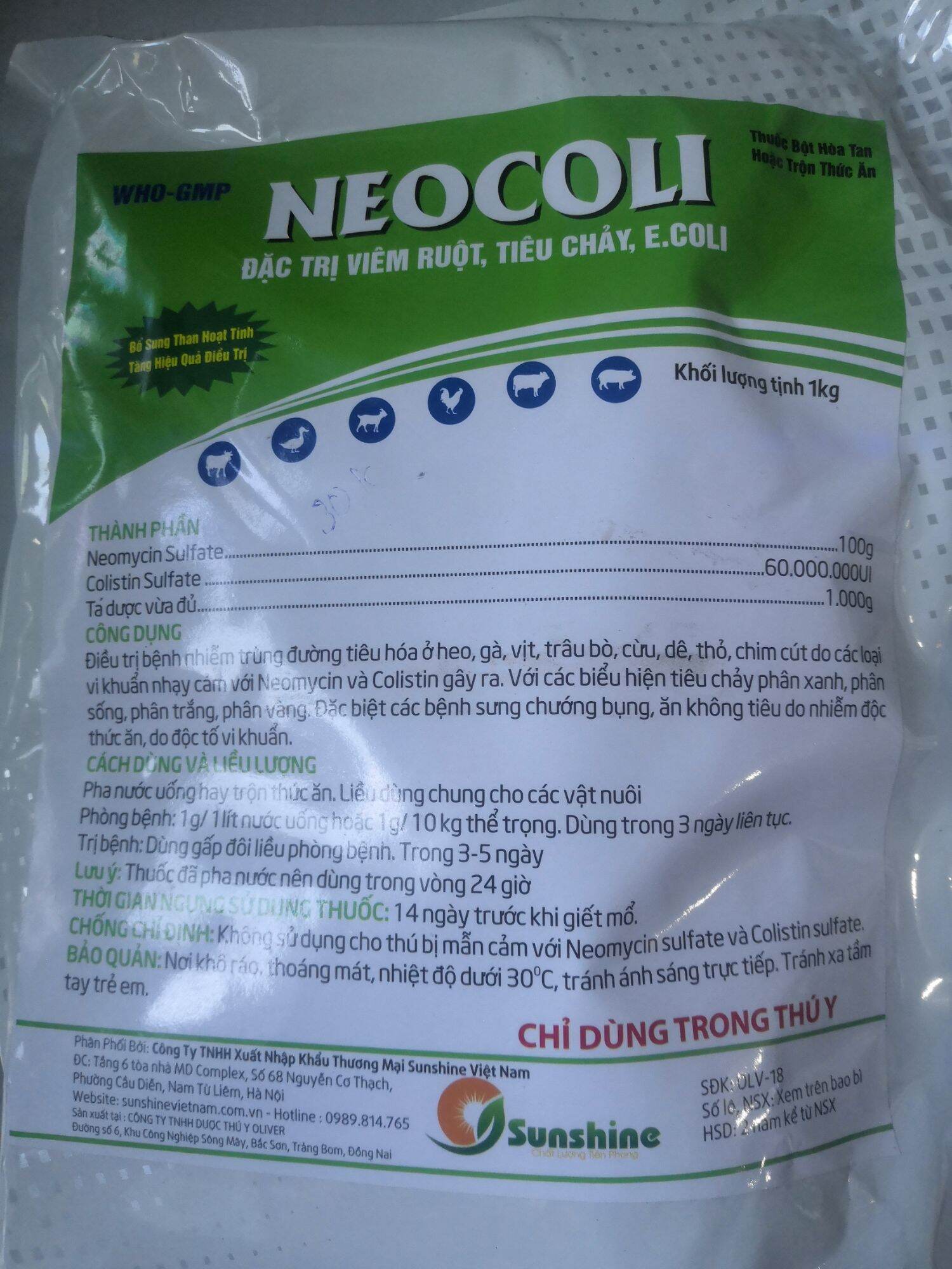 NEOCOLI Viêm ruột, Tiêu chảy, E. Coli dùng là khỏi ngay | Lazada.vn