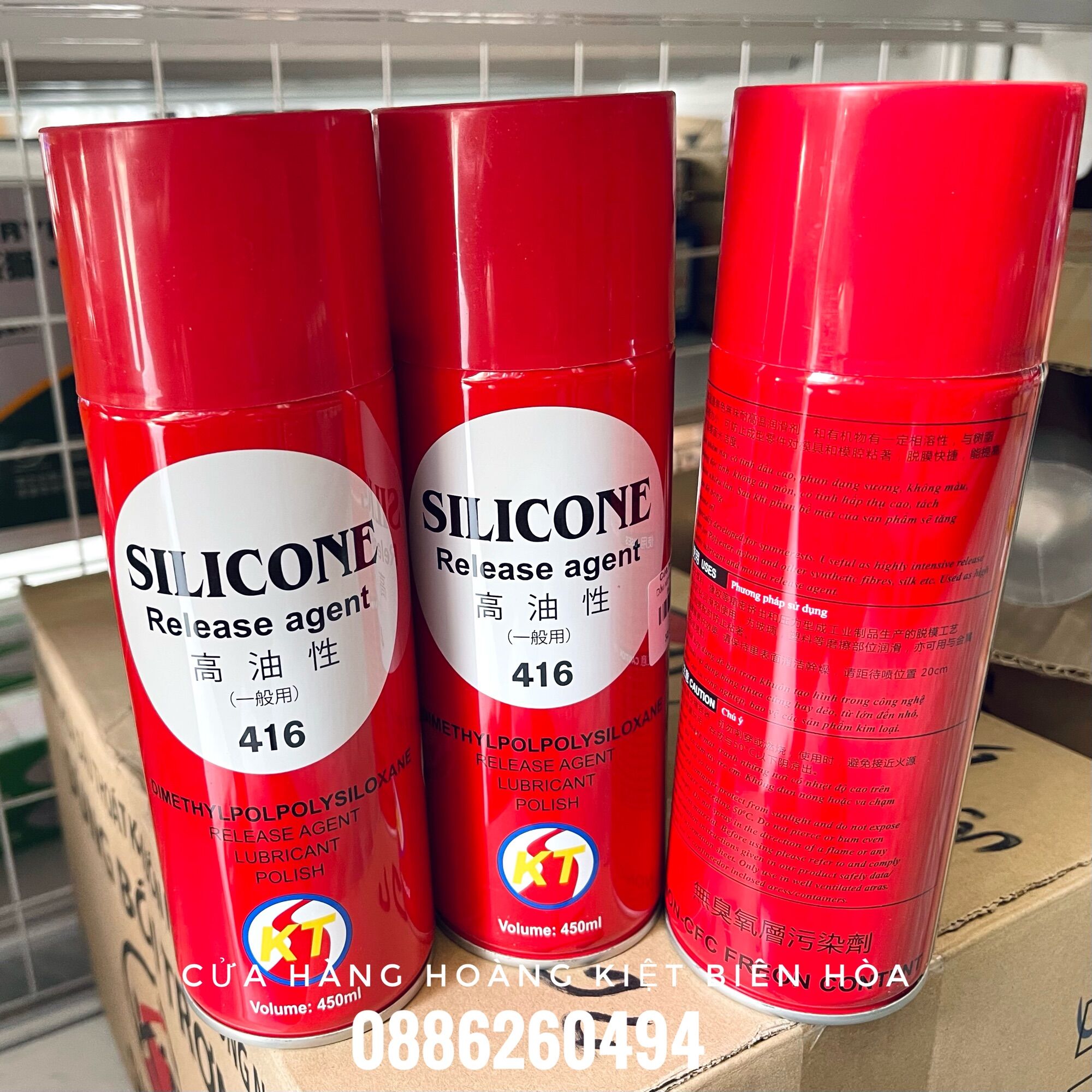 DẦU XỊT TÁCH KHUÔN SILICONE 416 CHAI 450ML - MixASale