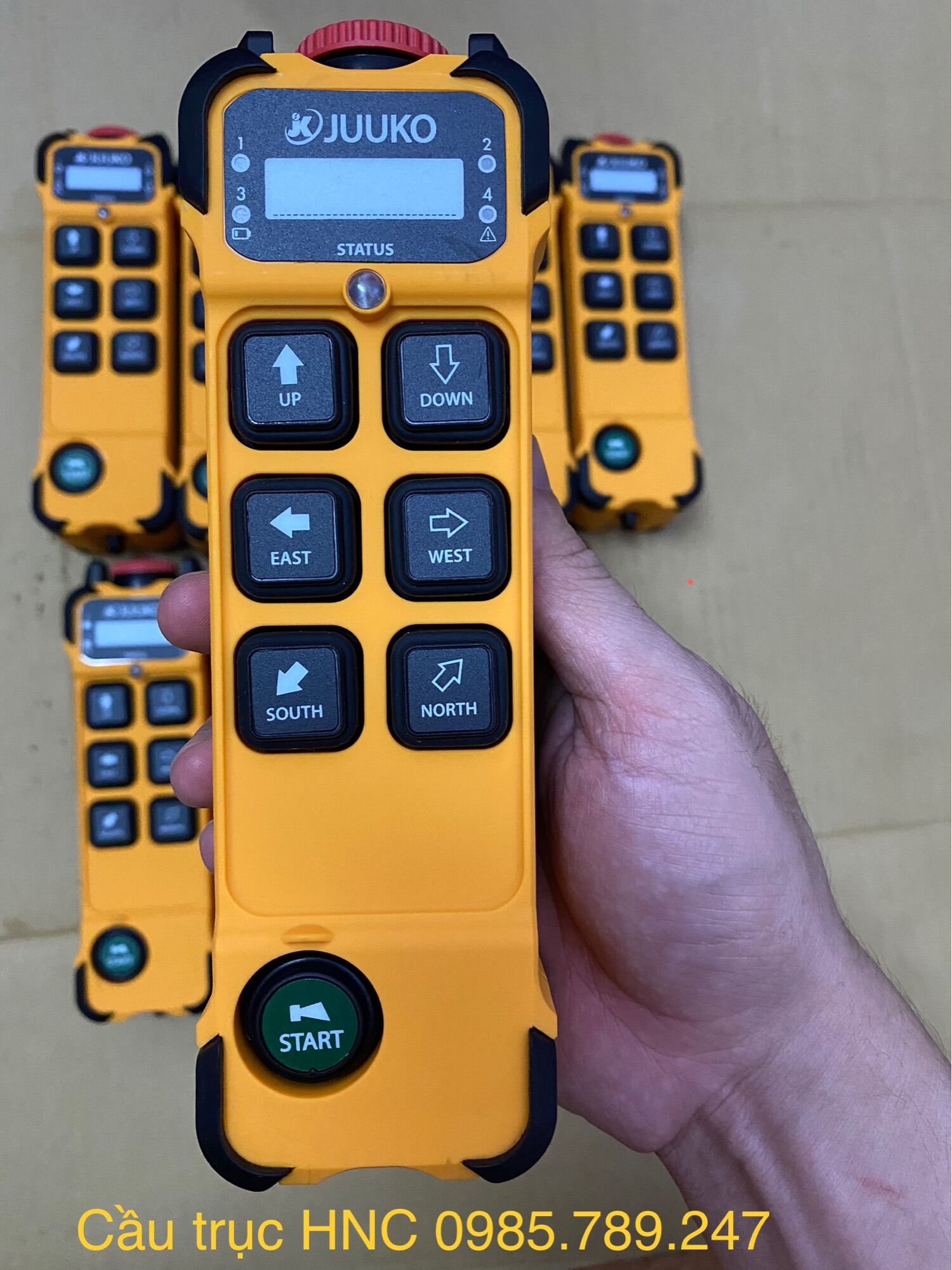 Điều khiển từ xa cho pa lăng, cầu Trục - K600 Juuko - AC220V/380V hoặc ...