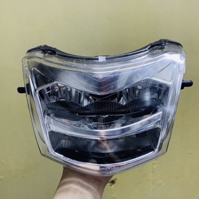 Đèn pha led zinpat 2 tầng cho wawe 110,100,50cc,rs,rsx,đèn zhipat wave ...