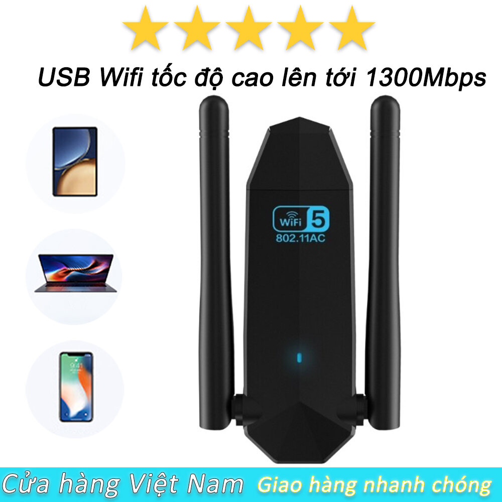 USB Wifi thu sóng wifi kết nối mạng máy tính không dây tốc độ cao, bộ ...
