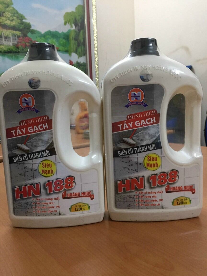 dung dịch tẩy gạch cũ thành mới, tẩy rong rêu, tẩy sơn pu..dung tích ...