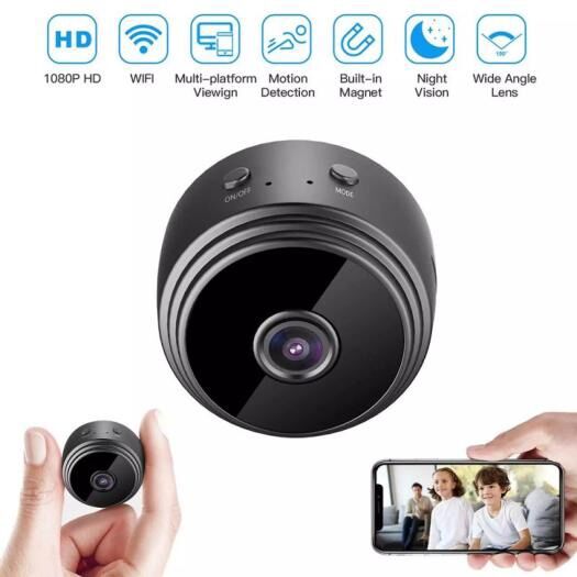 Camera Mini Wifi W8 FullHD 720P Giám Sát, Hồng Ngoại Quay Ban Đêm, Siêu ...