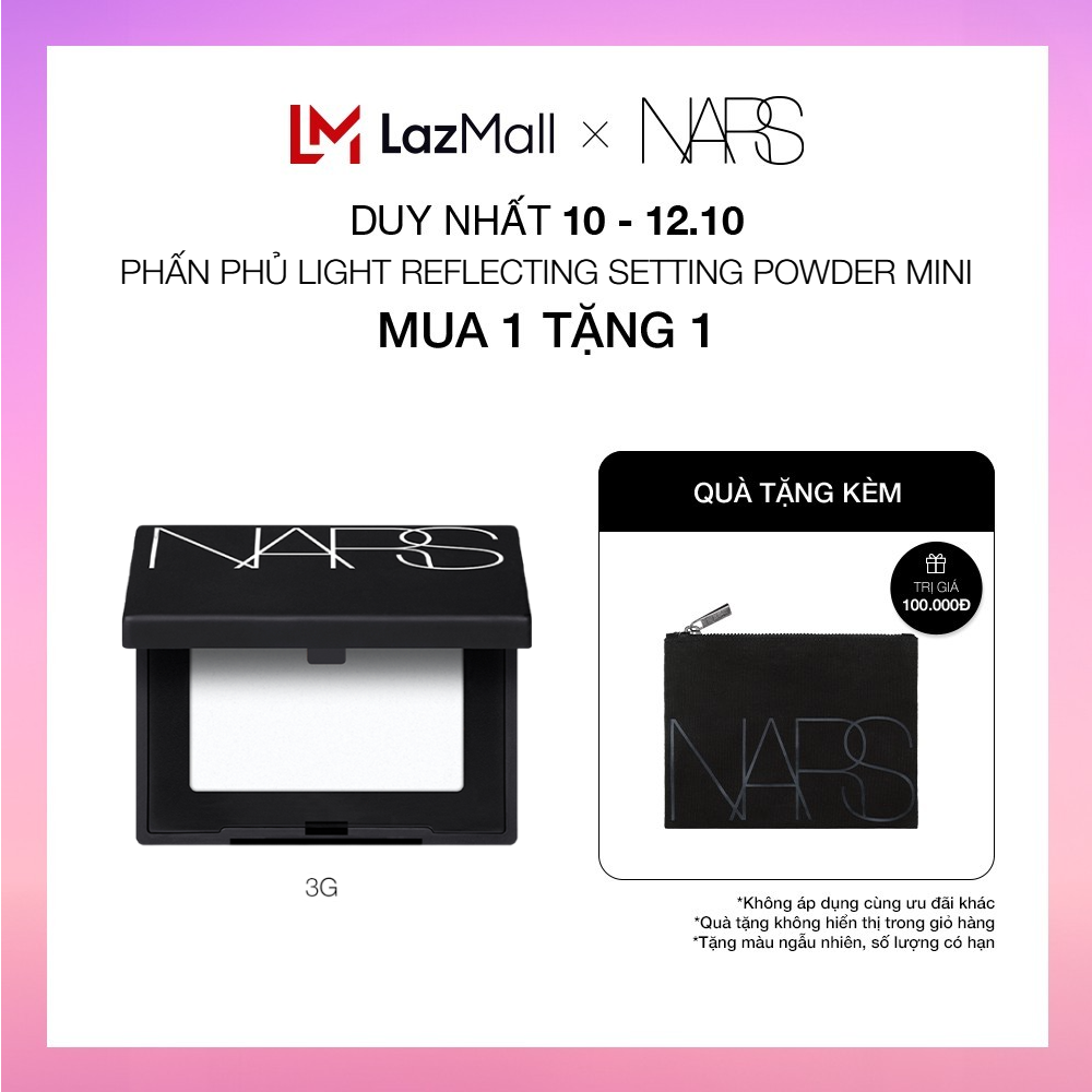 MINISIZE 1.8G FULLSIZE 10G PHỦ HIỆU ỨNG THỦY TINH NARS LIGHT REFLECTING SETTING POWDER - SẢN ...
