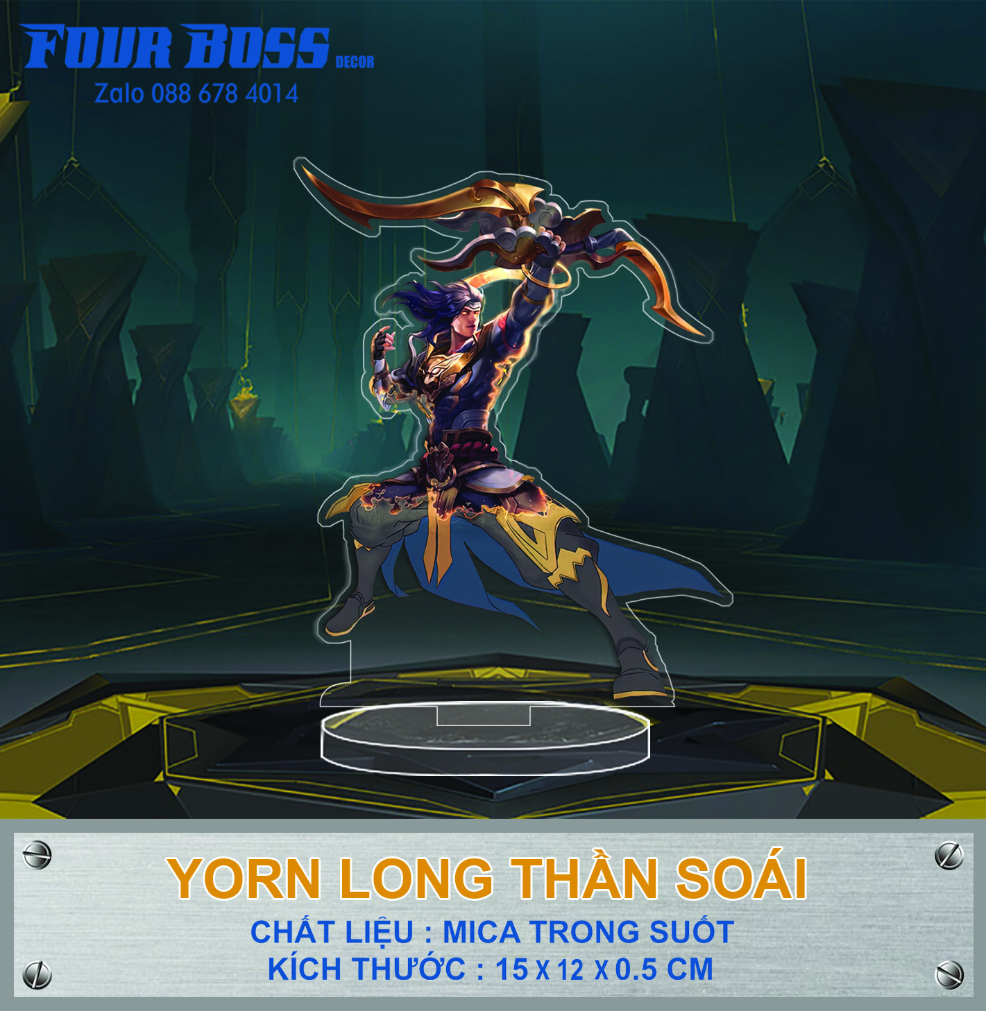 Mô Hình Tướng Yorn Long Thần Soái Trong Game Liên Quân Mobile - Arena ...