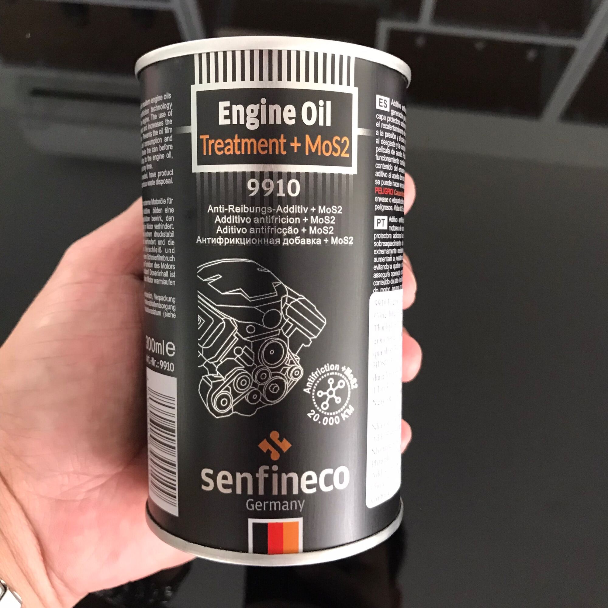 Phụ gia Chống Mài Mòn phục hồi động cơ Senfineco Motorbike Mos2 Engine ...