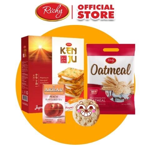 Bánh KenJu hành kem dẻo Richy bịch 186g ( 12 bánh) - MixASale