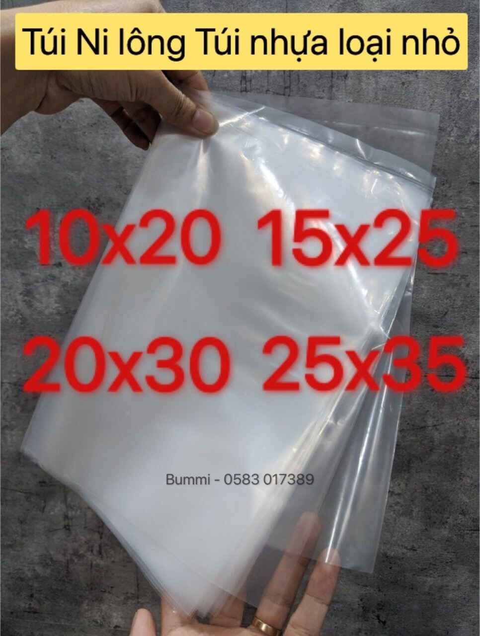 Túi Ni lông size nhỏ bọc nhựa ni lông dẻo loại nhỏ 1kg,2kg | Lazada.vn