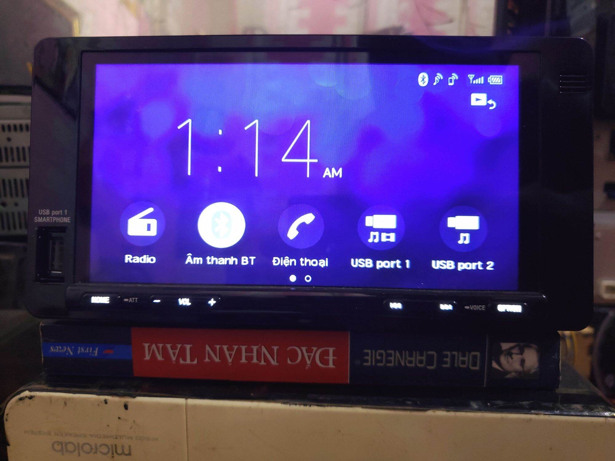 Màn cảm ứng 7inc Androi carplay Sony Ax5110 Xpander Cross 2020. giành lắp chung cho các loại xe ...