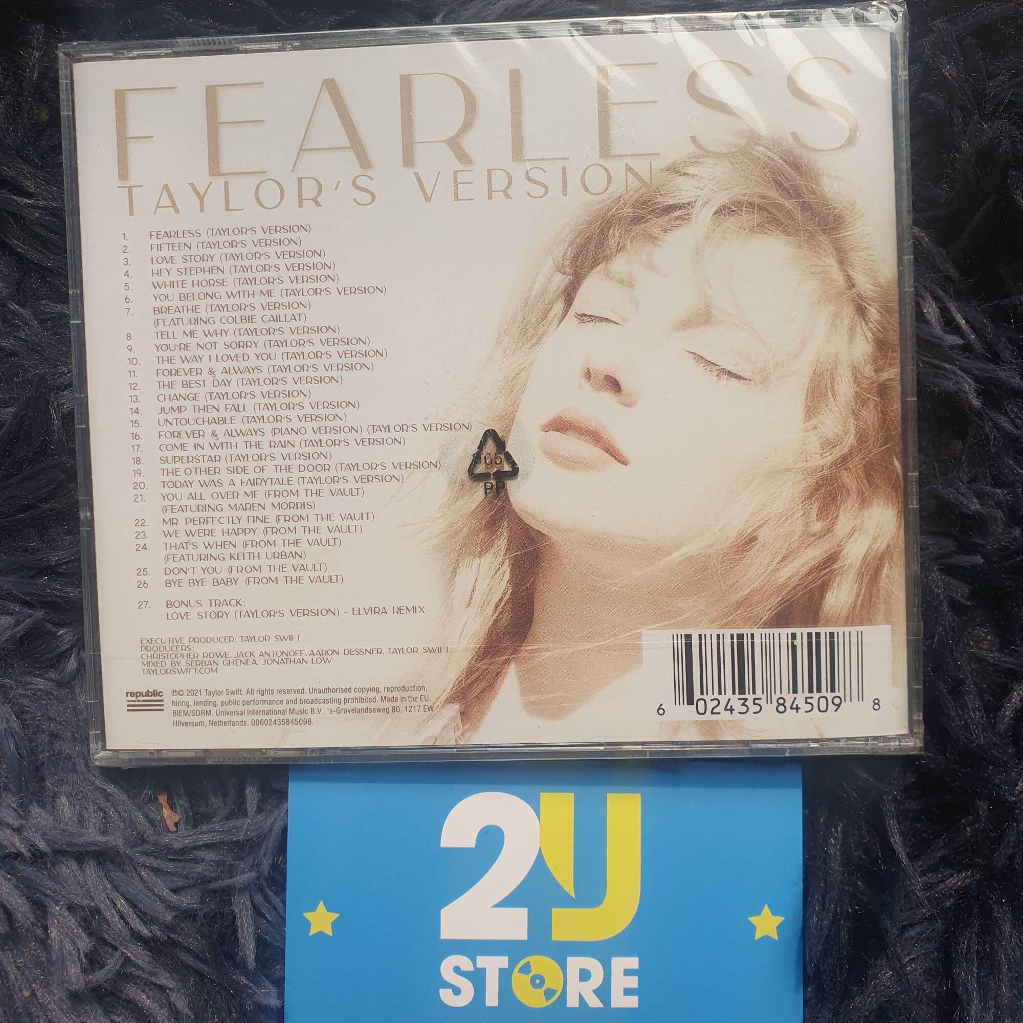 CD album Fearless (Taylors Version) - Taylor Swift 2U Store CDs - MixASale