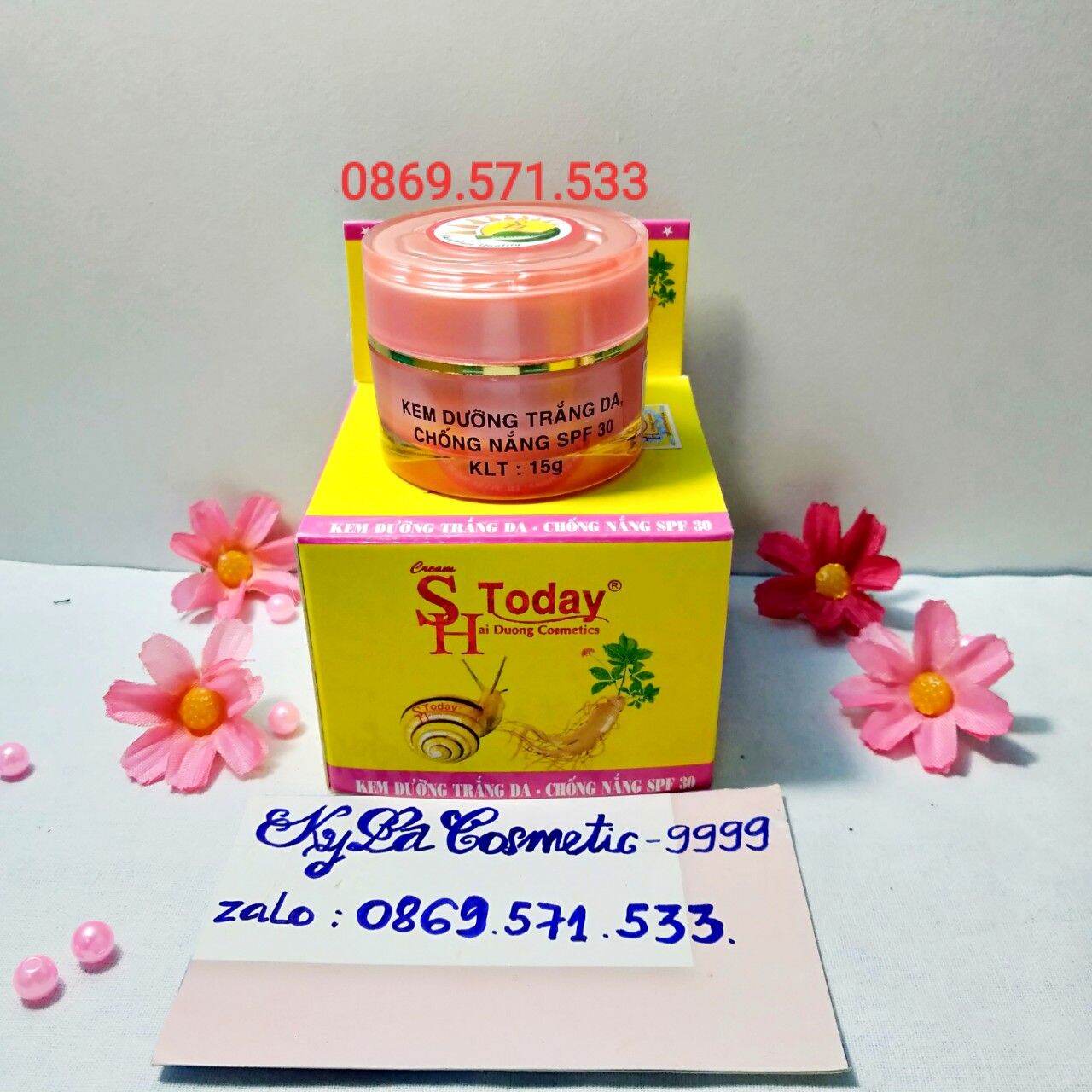 Kem SH Today dưỡng trắng da chống nắng 15g - MixASale