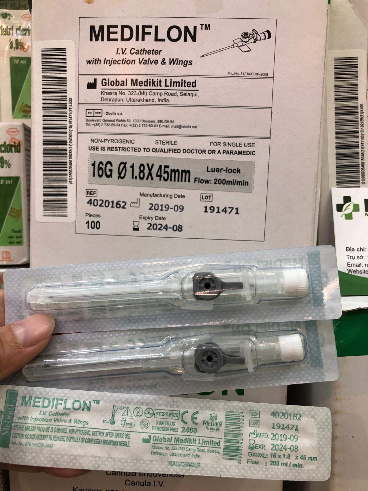 KIM LUỒN TĨNH MẠCH KIM LUỒN CATHETER tiêm truyền tĩnh mạch MEDIFLON ...