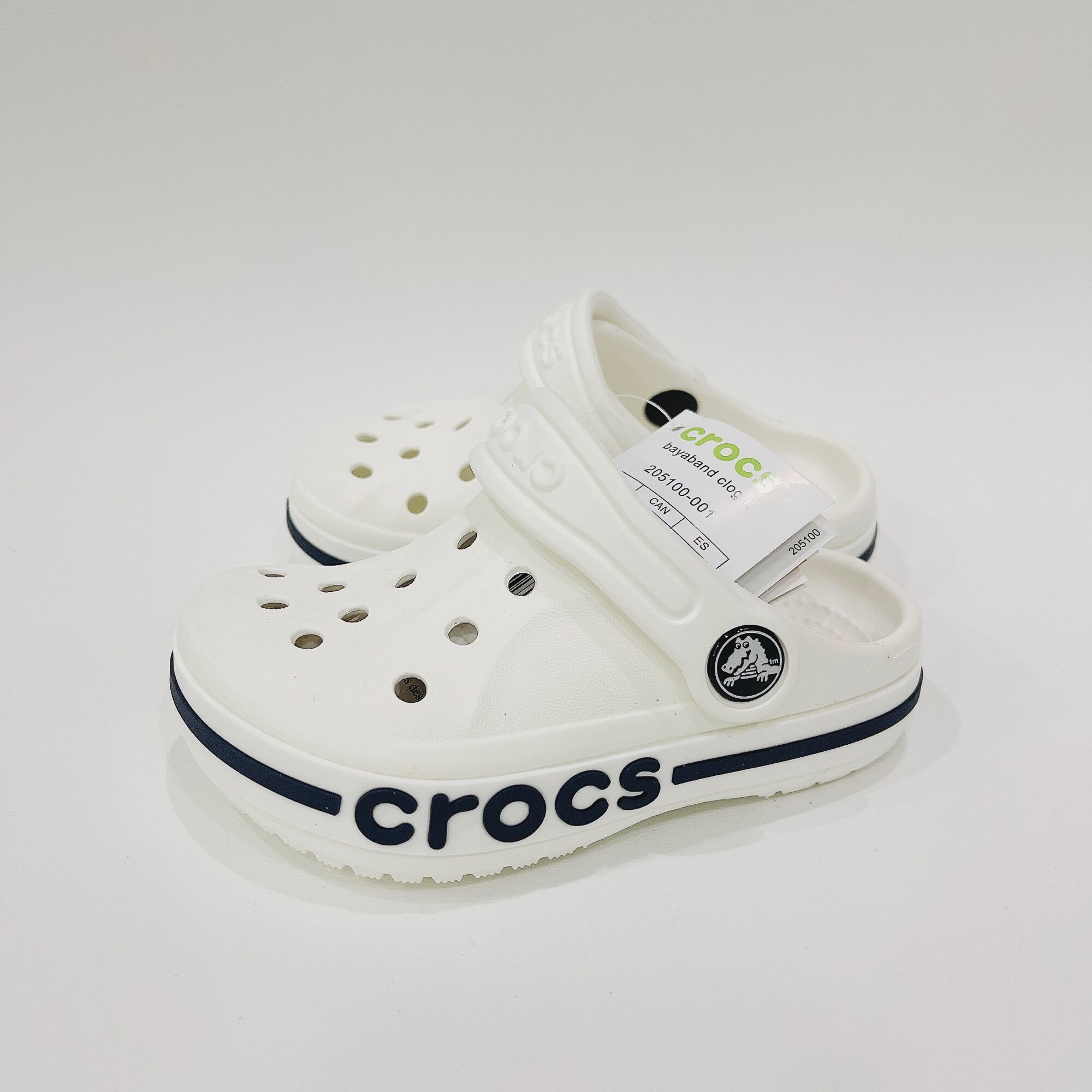 Dép sục Cross Baya cho bé trai bé gái trẻ em màu Trắng giày Clog Kid ...