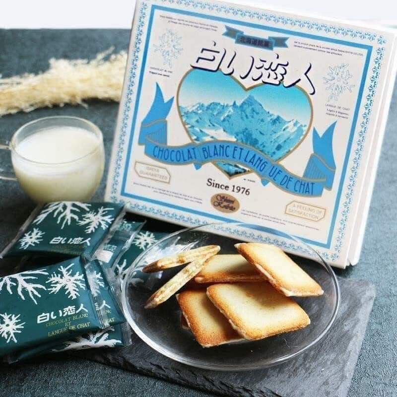 Bánh quy Shiroi Koibito Tuyết Trắng Nhật Bản thơm ngon giòn rụm - Bánh ...
