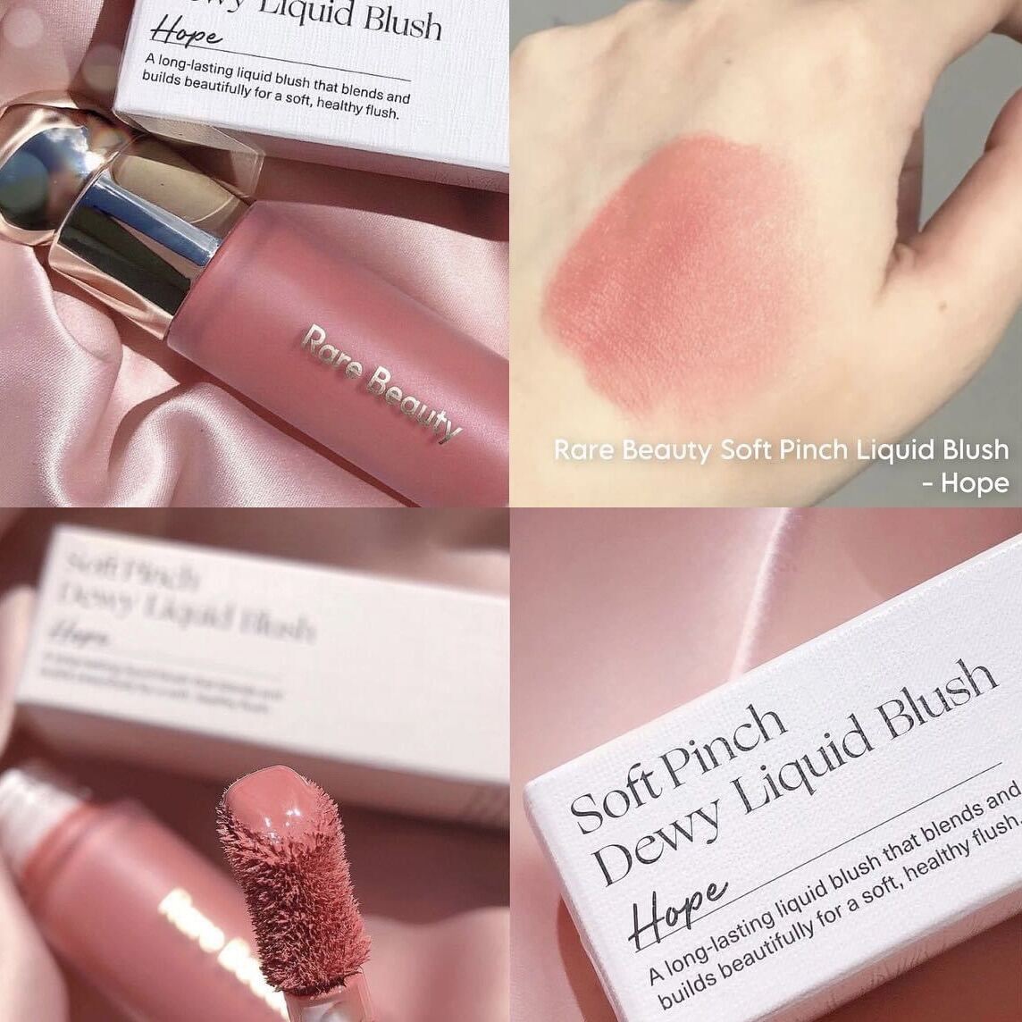 Sample Má Hồng Rare Beauty HOPE HAPPY Soft Pinch Tinted Lipcheek - MixASale
