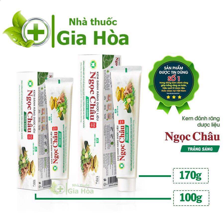 Kem đánh răng dược liệu Ngọc Châu Trắng Sáng 100g / 170g - Dược phẩm Hoa Linh - Kem đánh răng ...