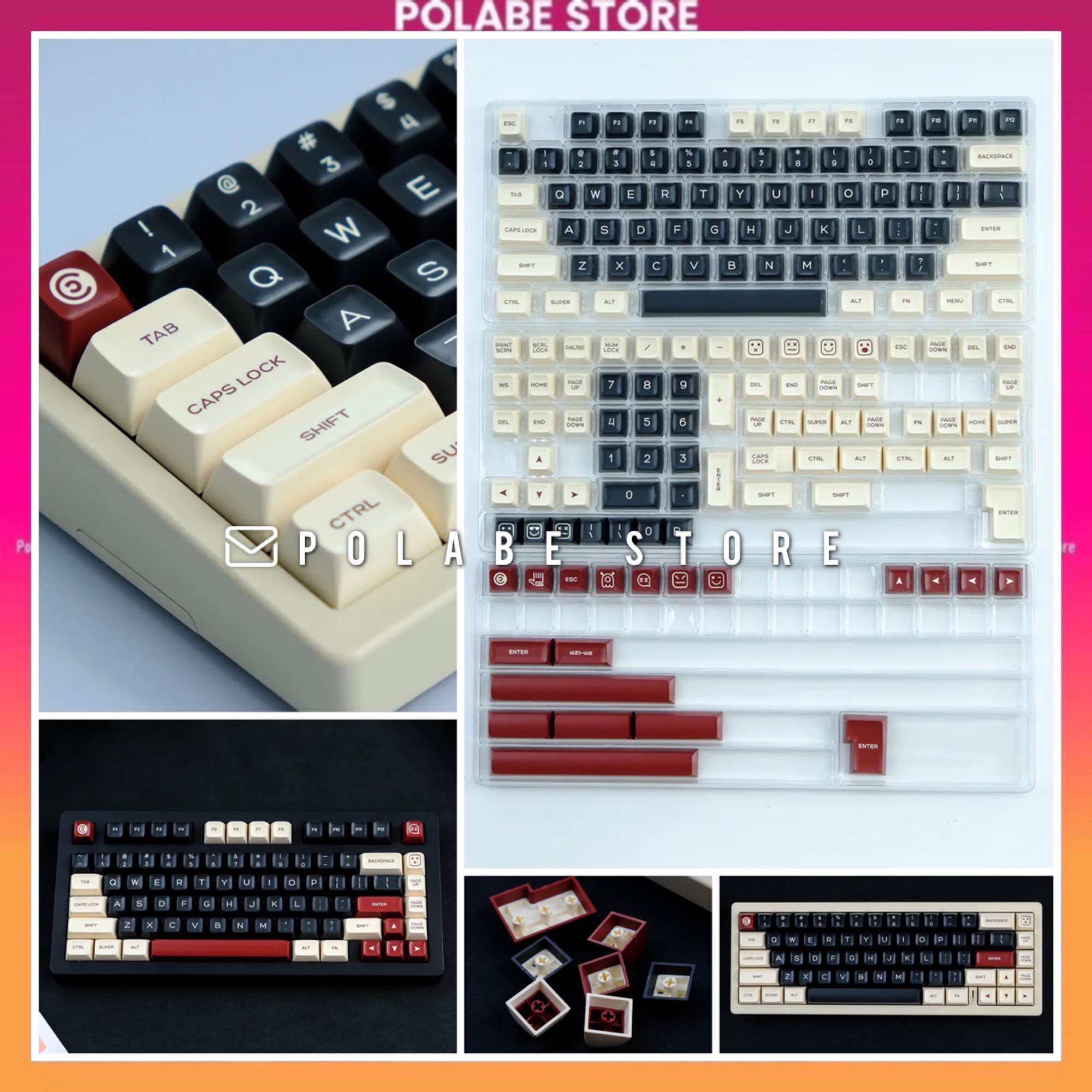 Keycap SA ROME QXA Profile chất liệu ABS double shot dùng trên nhiều ...