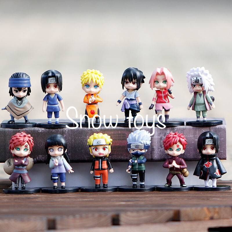 Mô hình Naruto - Bán lẻ tùy chọn 12 mẫu Naruto Sasuke Itachi Gaara ...