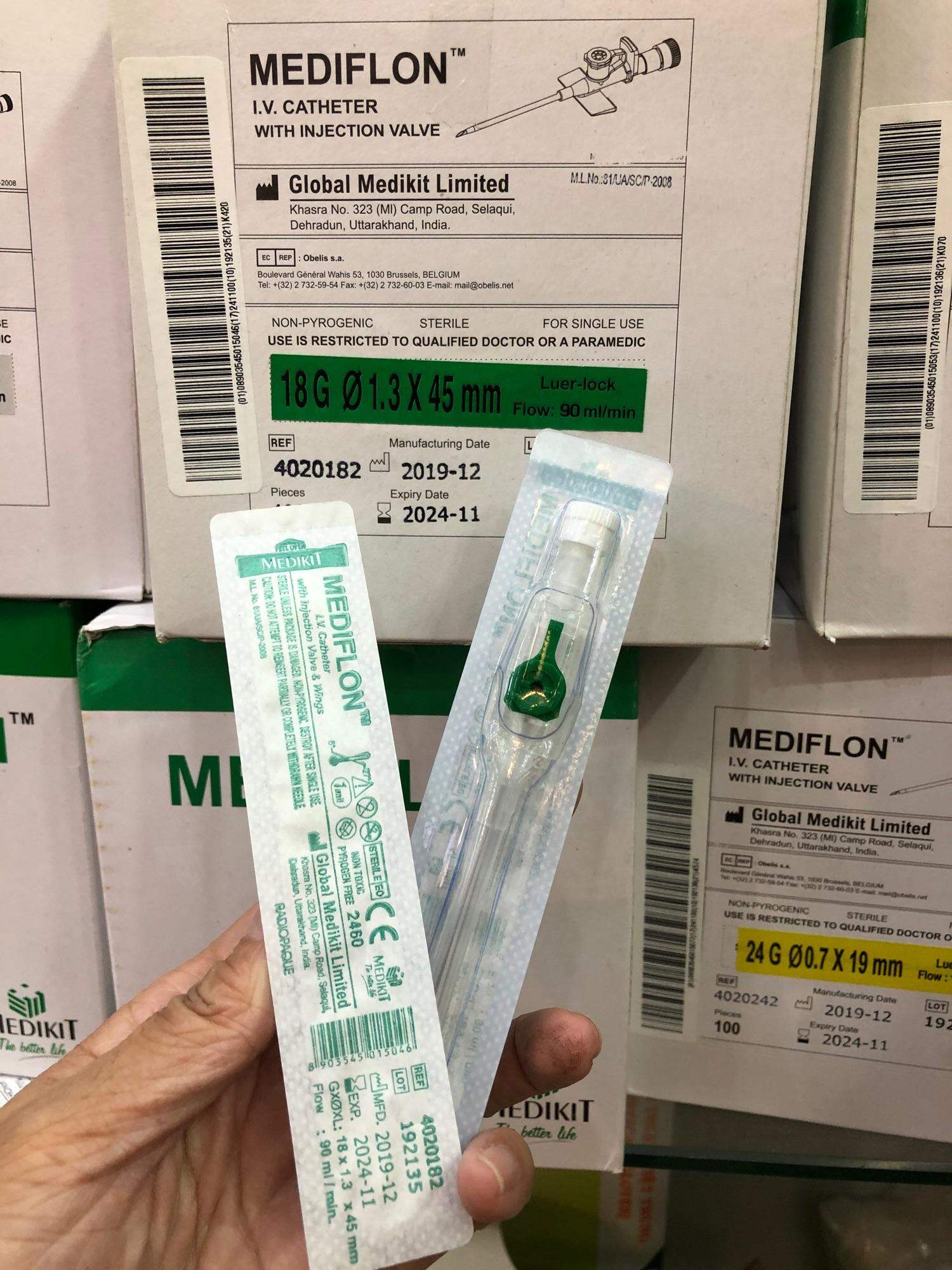 KIM LUỒN TĨNH MẠCH KIM LUỒN CATHETER tiêm truyền tĩnh mạch MEDIFLON ...