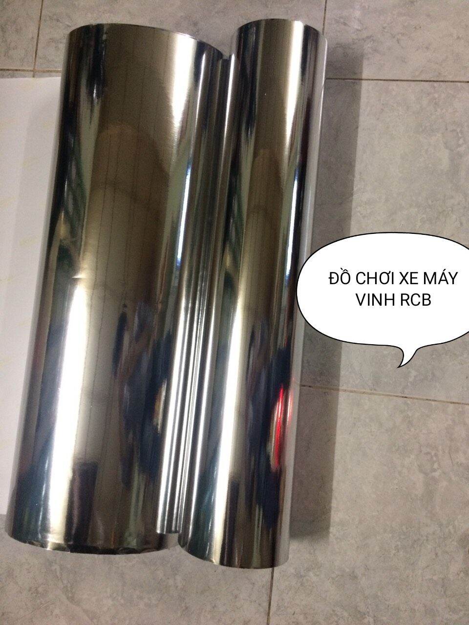 combo 2m decal crôm inox dán xe máy ôtô hàng loại 1 ,bo cong được ...