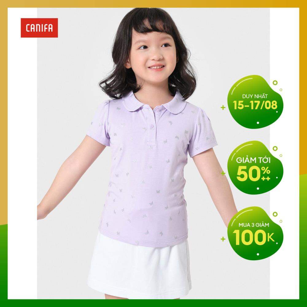 CHỈ 15-17.8 0H -12H-20H MUA 3 GIẢM 100K Áo polo bé gái CANIFA Áo polo ...