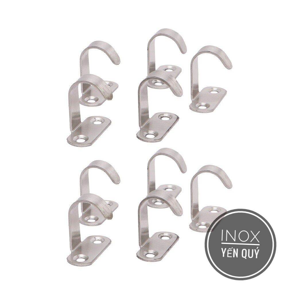 SET 10 MÓC TREO INOX BẮT NGƯỢC TRẦN - MÓC TREO INOX CHỮ J TIỆN LỢI | Lazada.vn