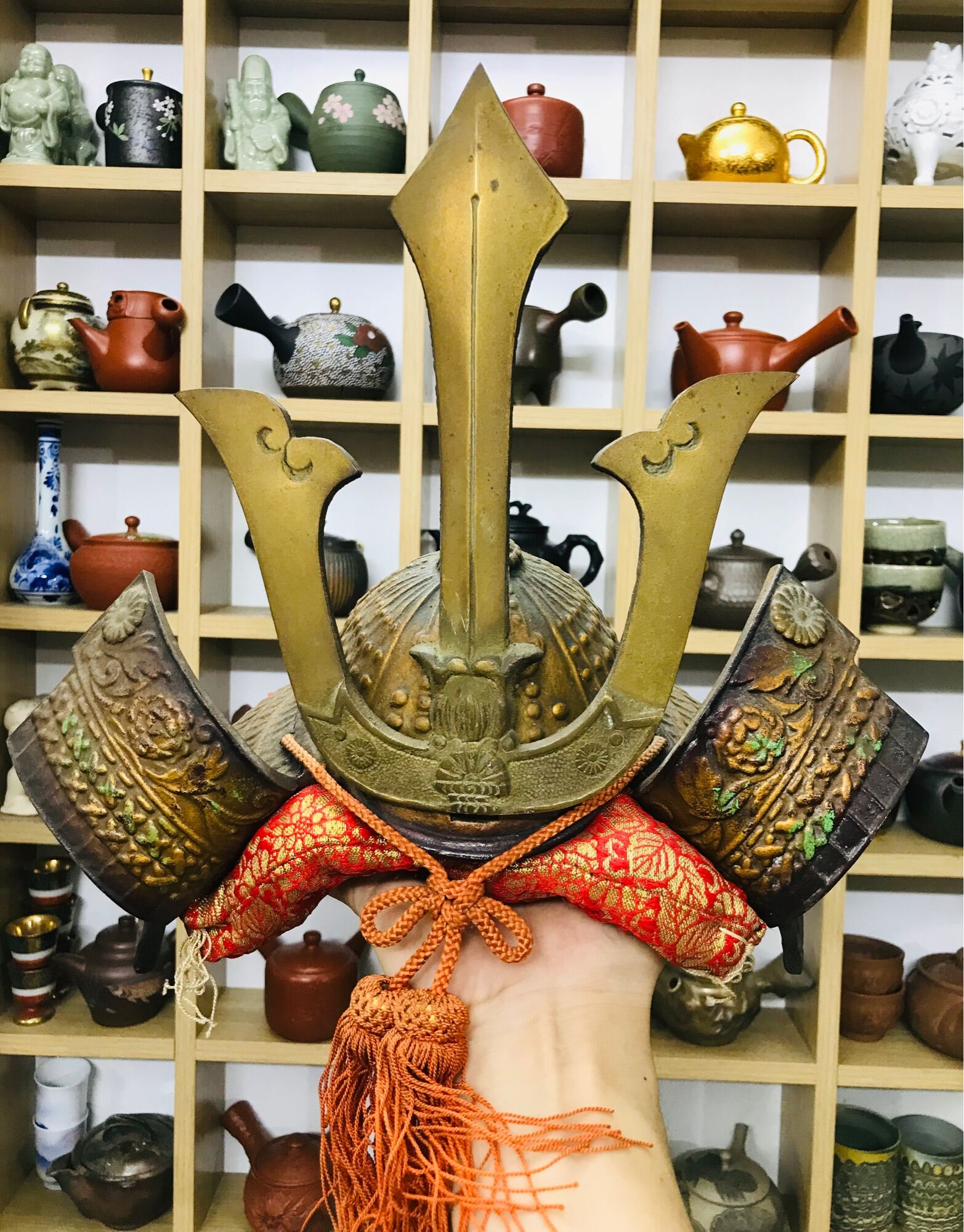 Mũ samurai kim loại Nhật Bản độc lạ [Tiemgomtottochan] | Lazada.vn