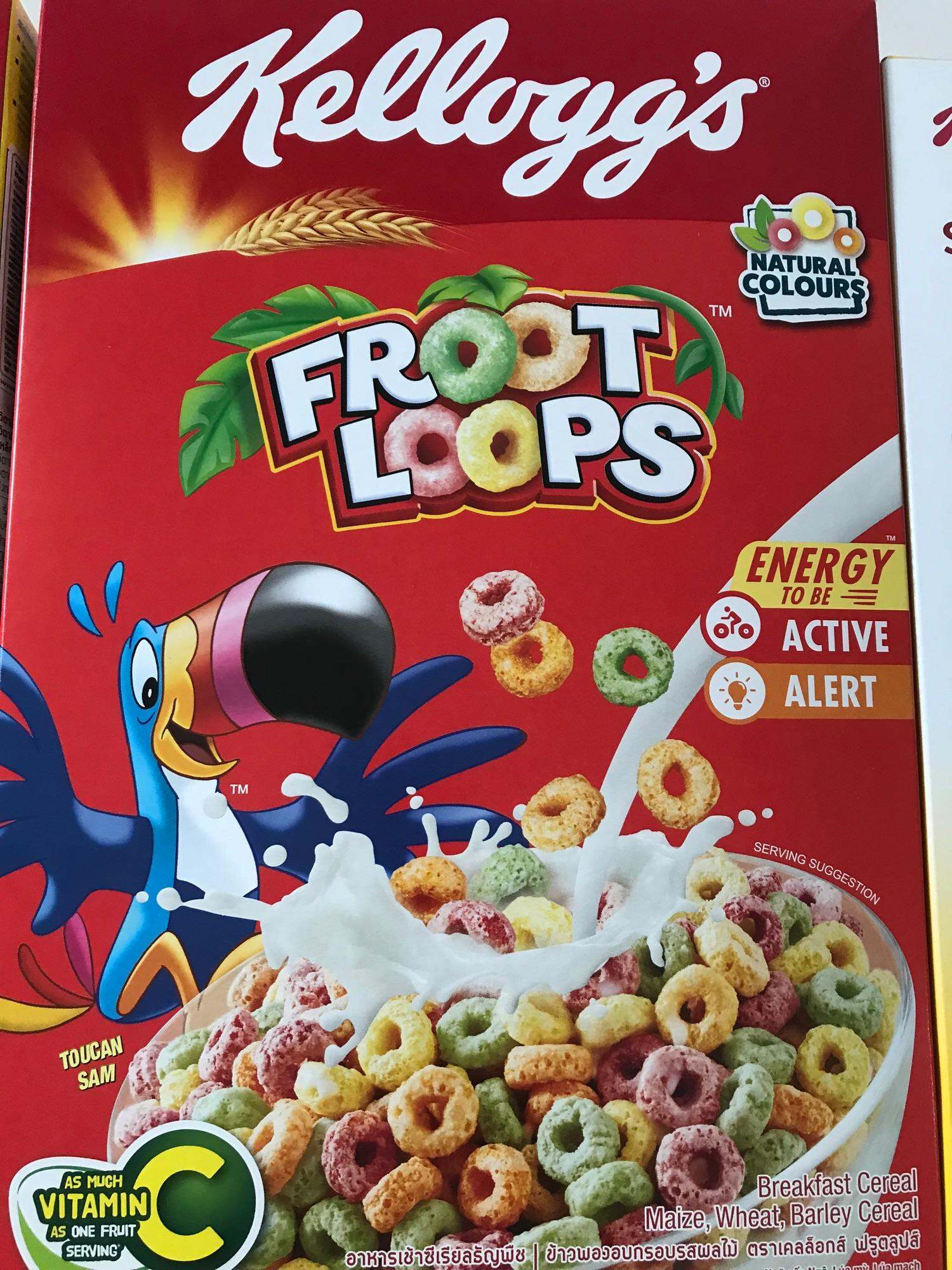 NGŨ CỐC DINH DƯỠNG/ BÁNH ĂN SÁNG KELLOGG'S FROOT LOOPS 300G - Ngũ cốc | VietMart.co