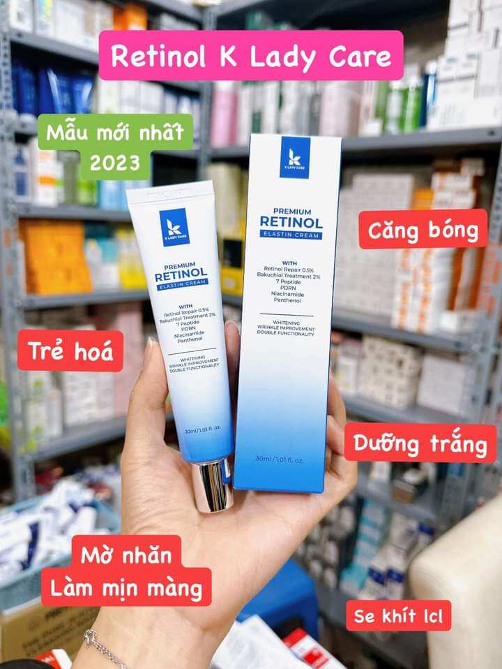 Kem dưỡng Retinol K lady care 30ml Hàn Quốc dưỡng căng bóng chống lão hóa. | Lazada.vn