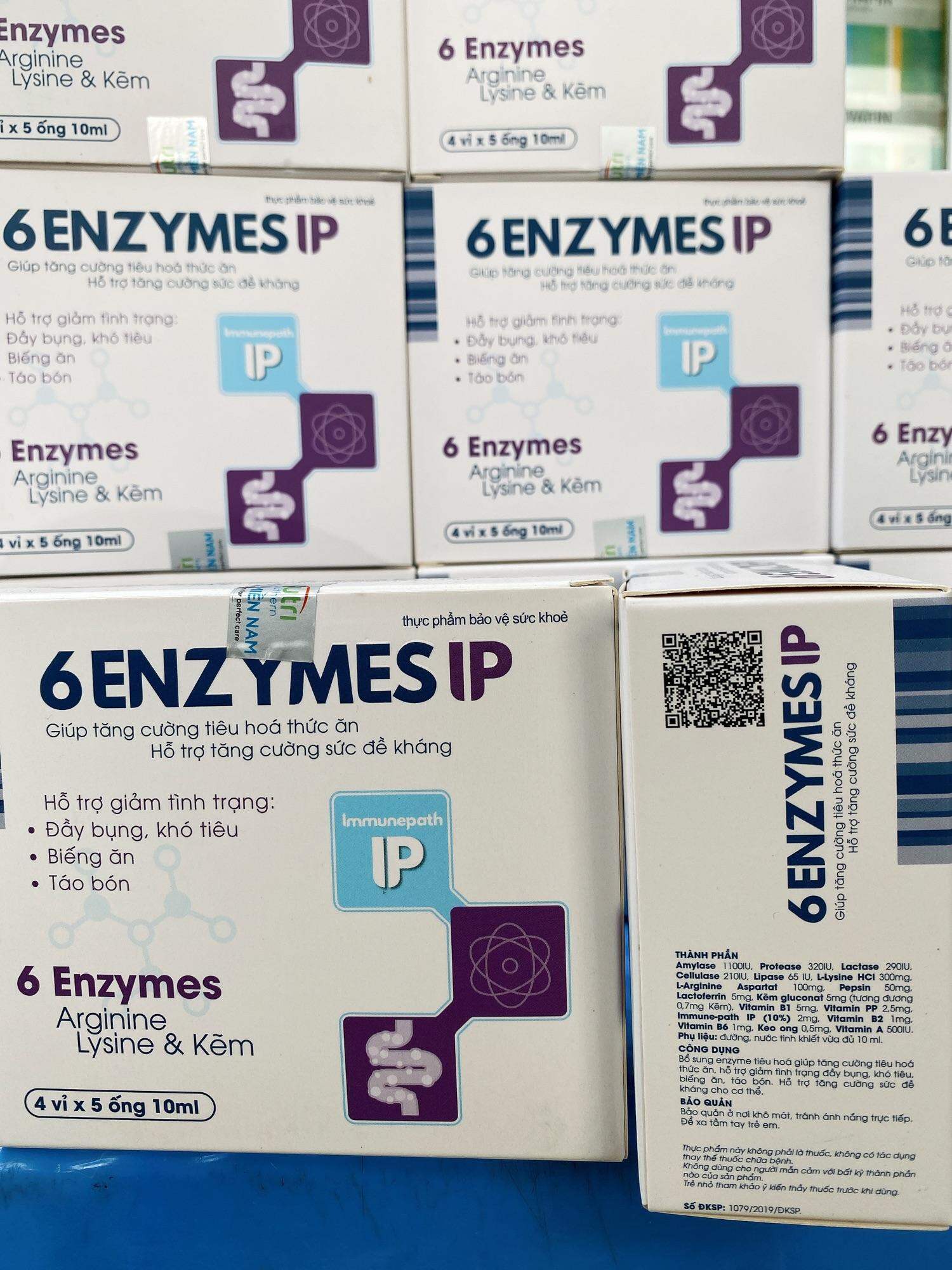 6 ENZYMES IP Giúp tiêu hoá thức ăn, tăng sức đề kháng. - Chăm sóc hệ ...