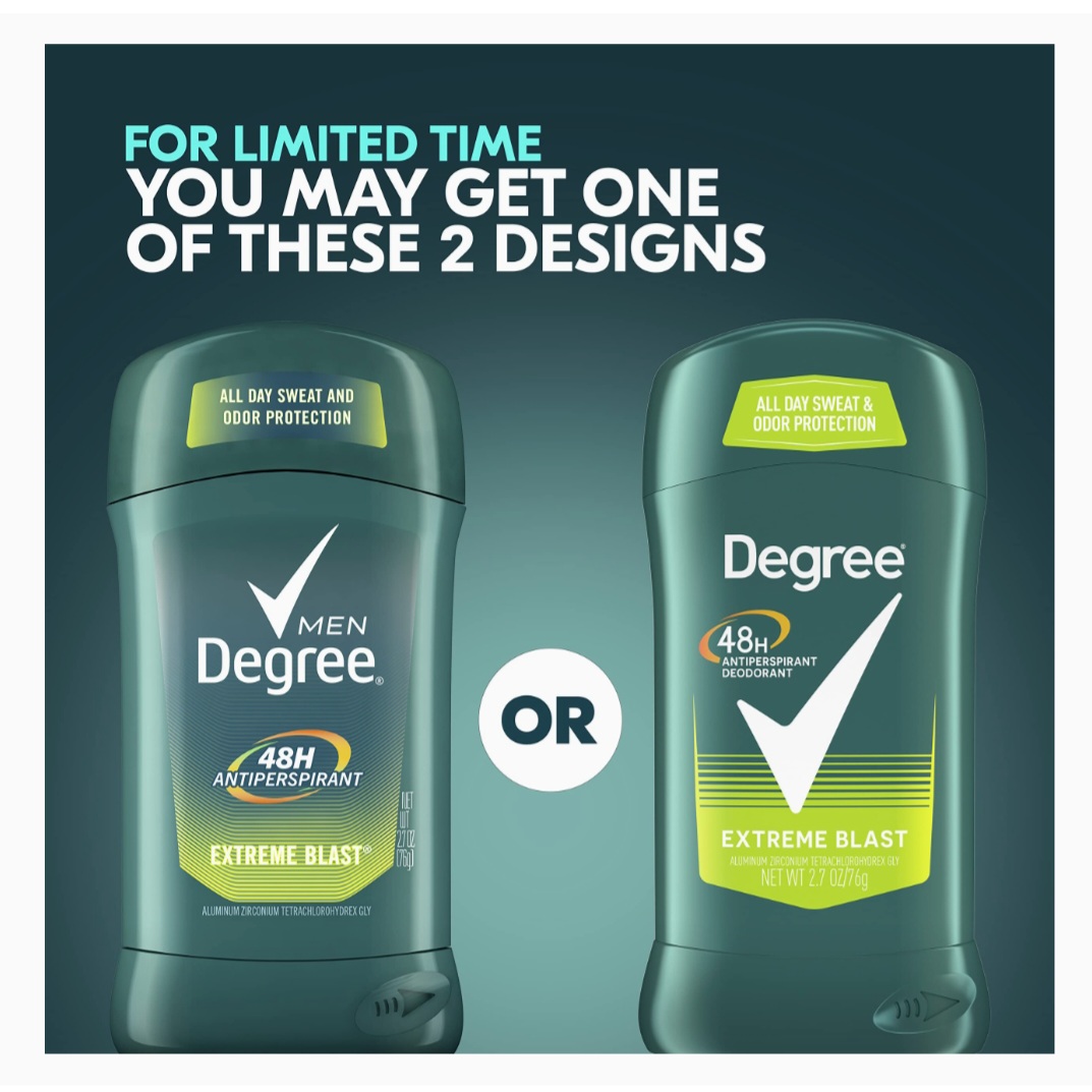 Lăn khử mùi Degree EXTREME BLAST 48H ( 76g ) - Hàng Mỹ. | Lazada.vn