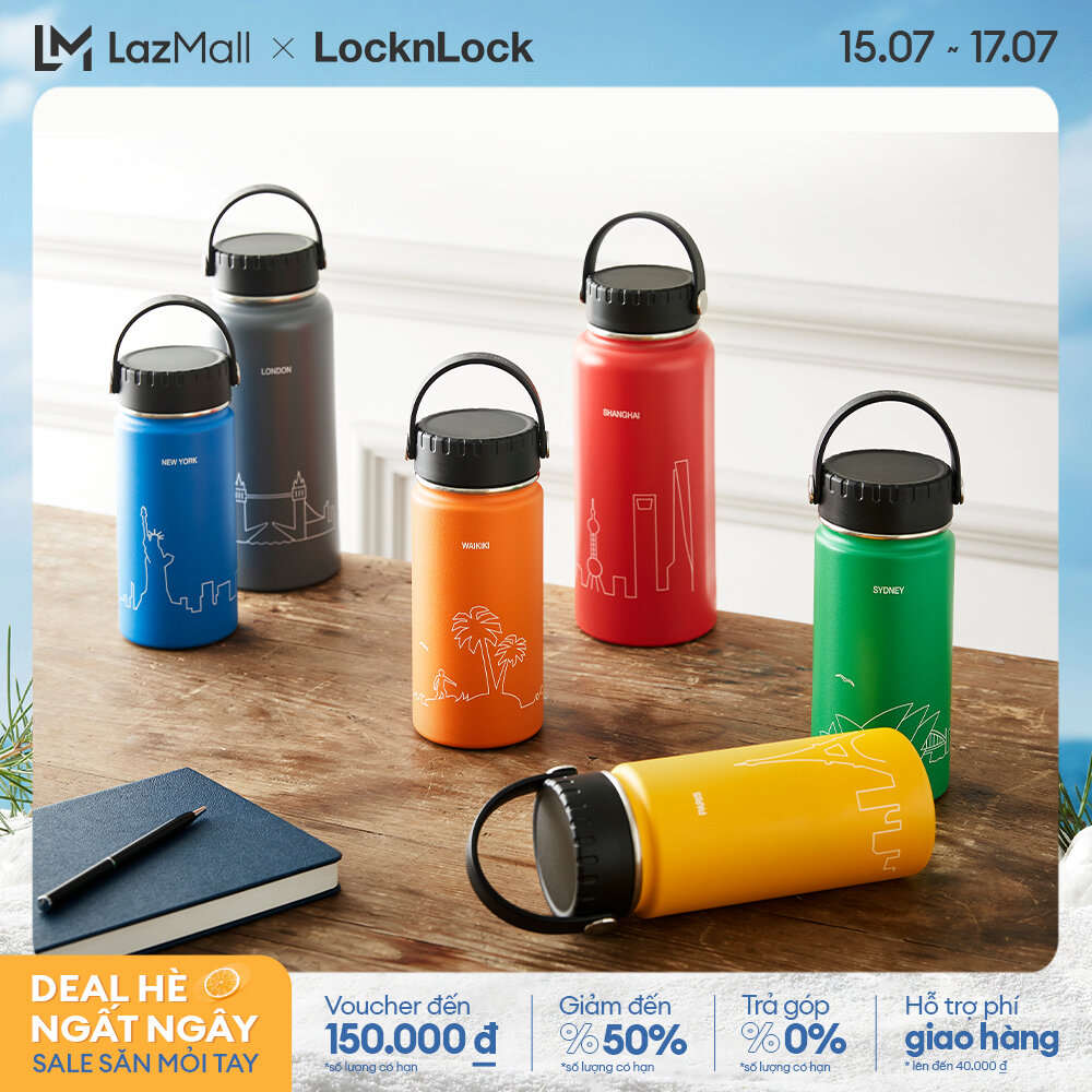 Ca giữ nhiệt có tay cầm Table Mug LockLock 500ml LHC4026B - Màu Đen ...