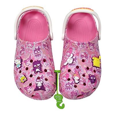 Sục Croc.s Hello Kitty Bé Gái- Kèm Bộ Sticker Như Hình- Hàng Chính Hãng ...