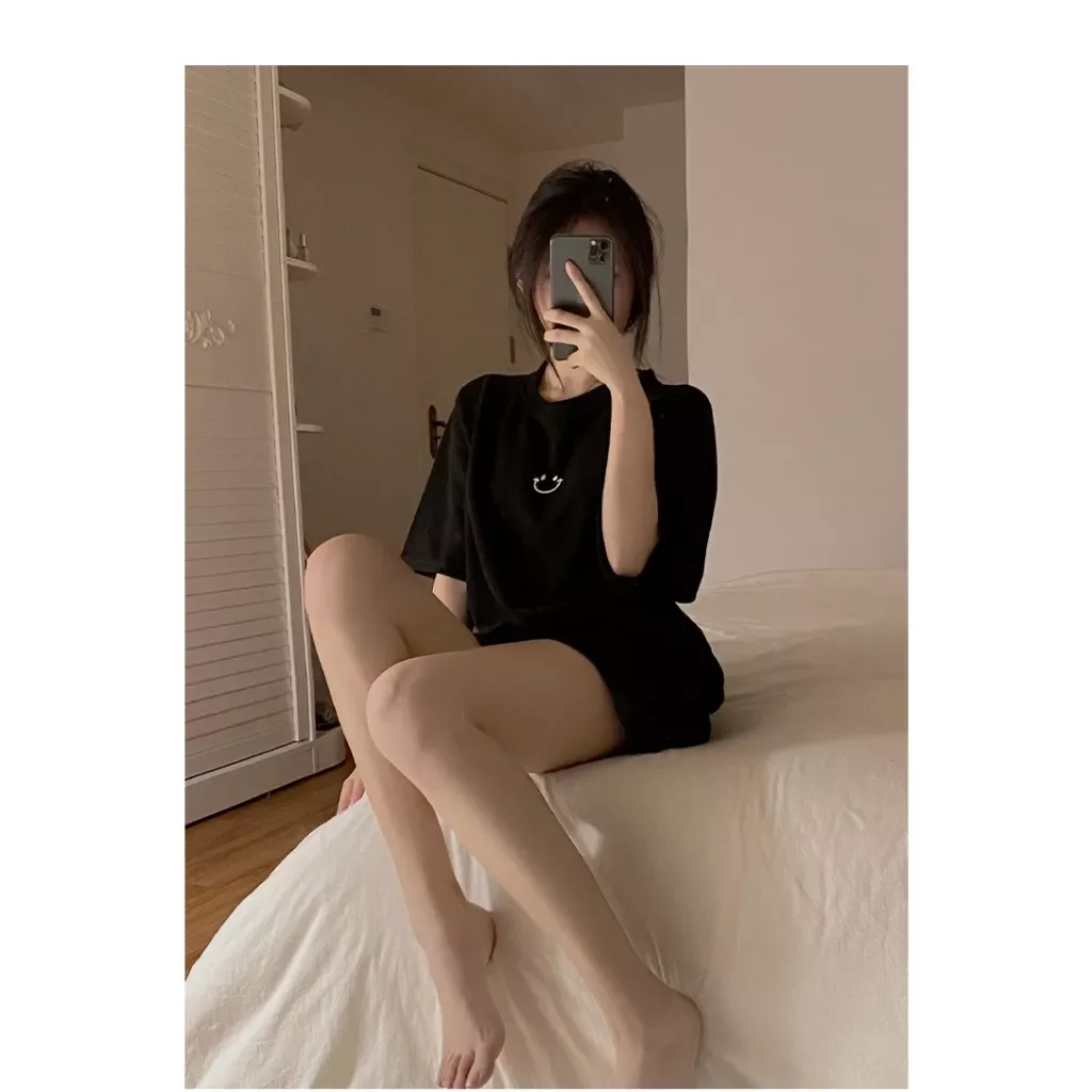 (IPZZ-008) Bộ thun mặc ở nhà chất liệu cotton mát mẻ | Lazada.vn