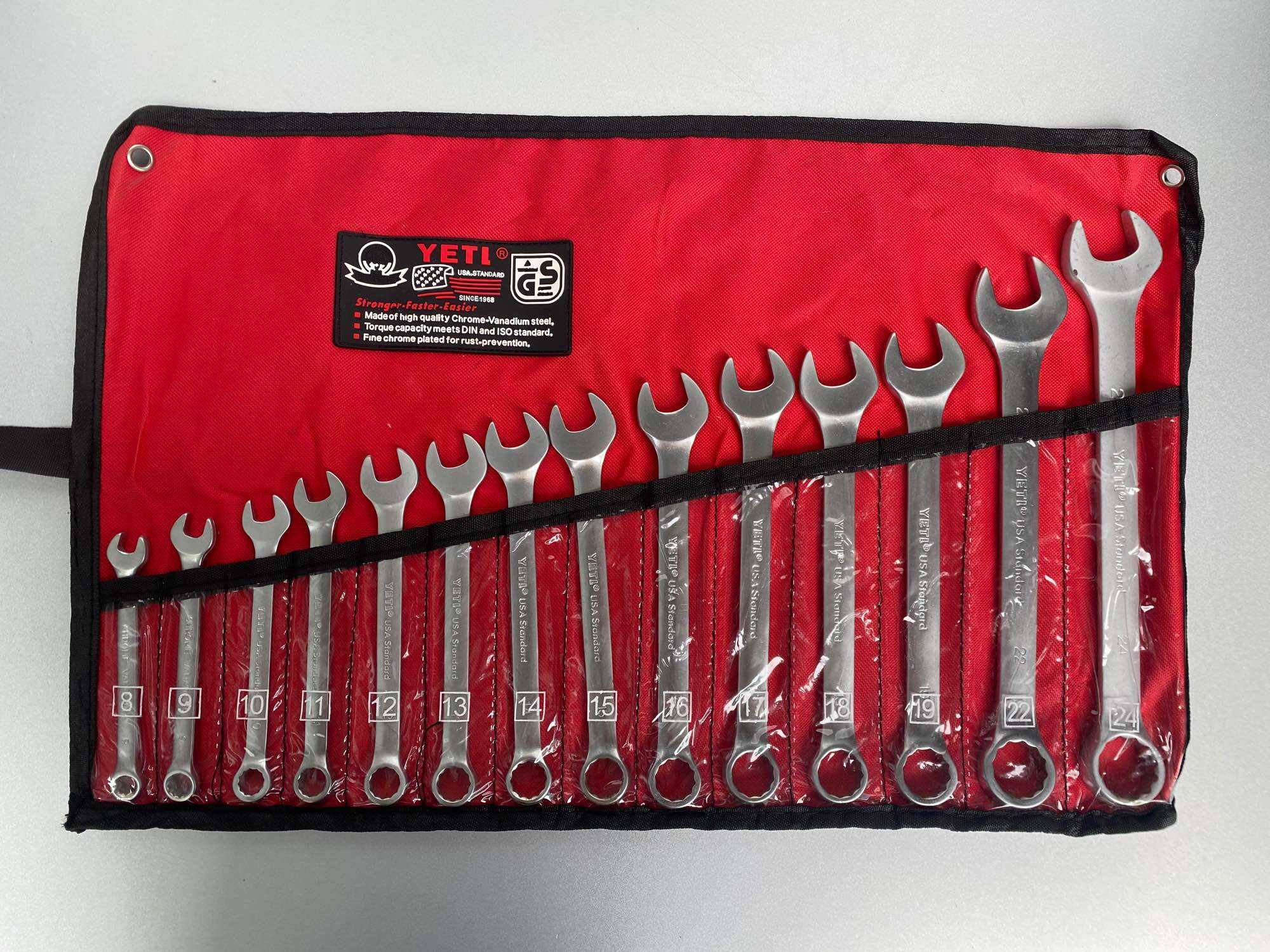 Bộ cờ lê YETL USA 14 chi tiết 8-24mm (khoá vòng miệng) - MixASale