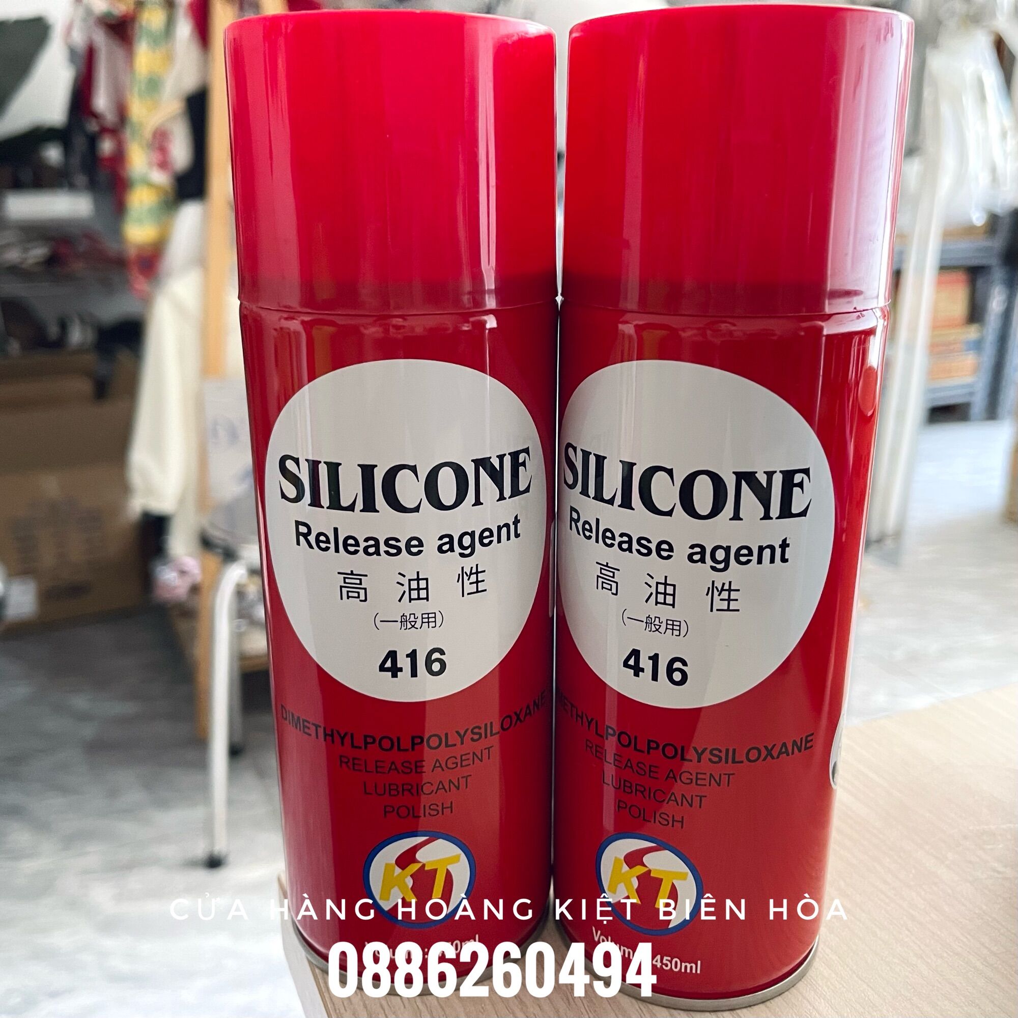 DẦU XỊT TÁCH KHUÔN SILICONE 416 CHAI 450ML - MixASale