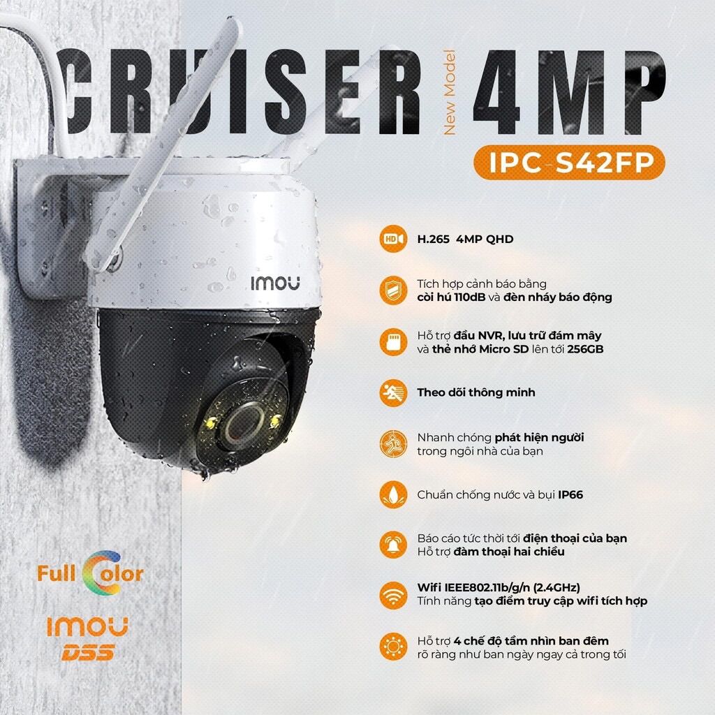 Camera Imou Cruiser IPC S42FP IMOU 4MP chính hãng - MixASale