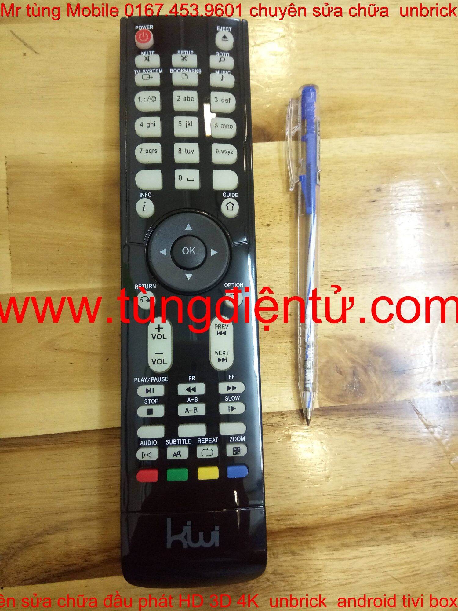 Điều khiển từ xa cho đầu phát hd tyco t8 t8 plus - MixASale