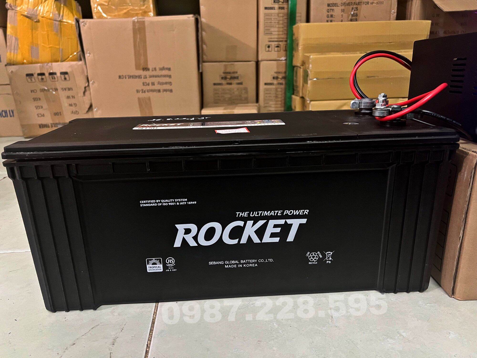 Bình Ắc Quy ROCKET N150 (12V-150AH) - Bình ắc quy khô | Lazada.vn