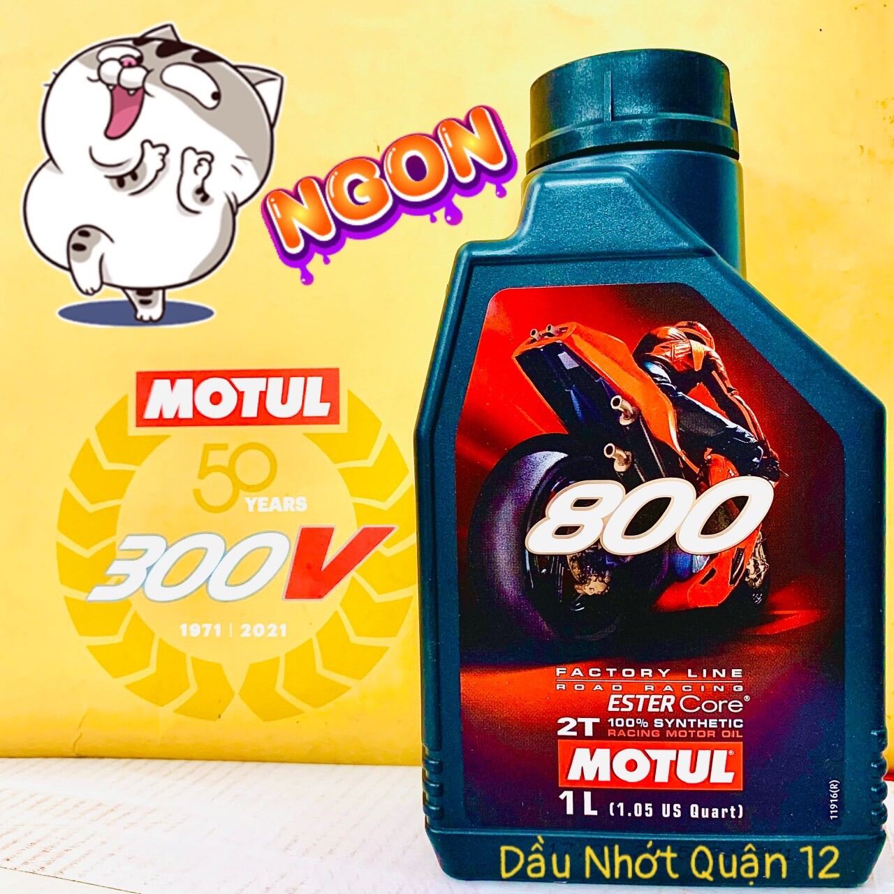 Nhớt Pha Xăng Cao Cấp Xe 2 Thì Motul 800 2T Factory Line Road Racing ...