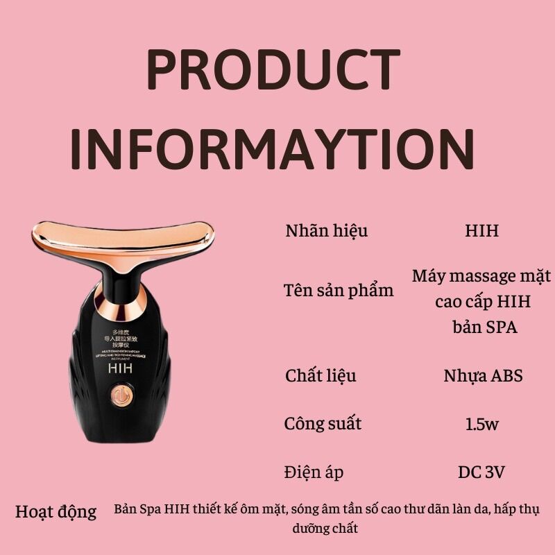 Máy massage Nâng Cơ Mặt Mới 2023 HIH ADAD Máy Đẩy Tinh Chất Thon Gọn ...