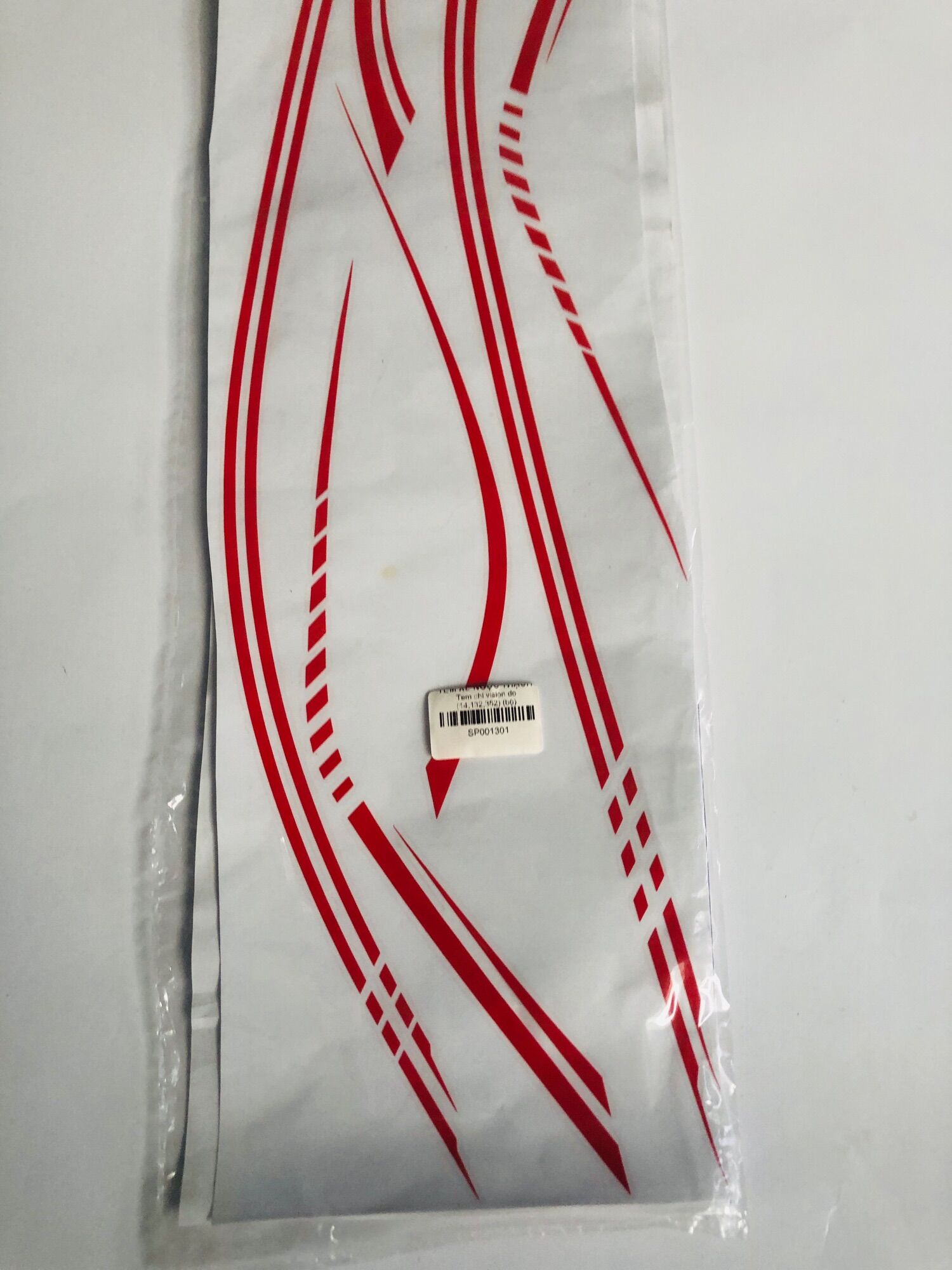 TEM CHỈ VISION ĐỎ DECAL IN - MixASale