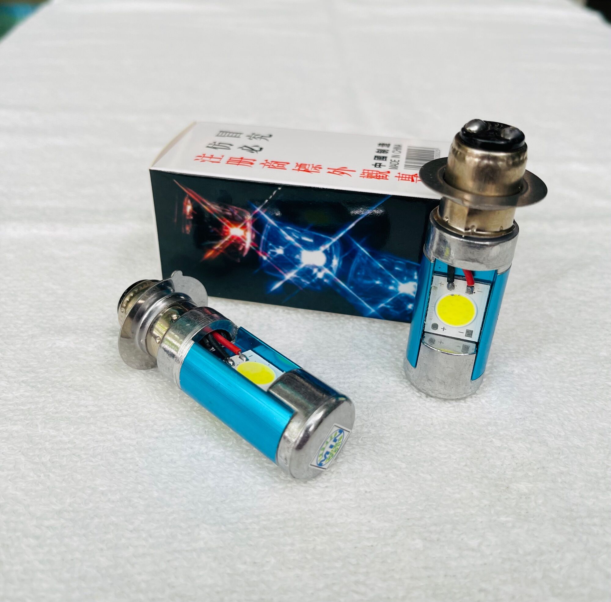 BÓNG ĐÈN LED XE MÁY 3 TIM 3 CHÂN BMU CHẤT LƯỢNG CAO ĐÈN LED SIÊU SÁNG ...