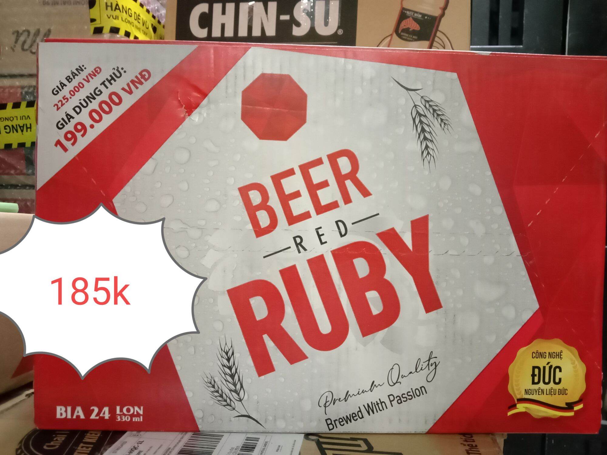 Bia Red Ruby Đỏ Thùng 24 Lon - Bia Nội Địa