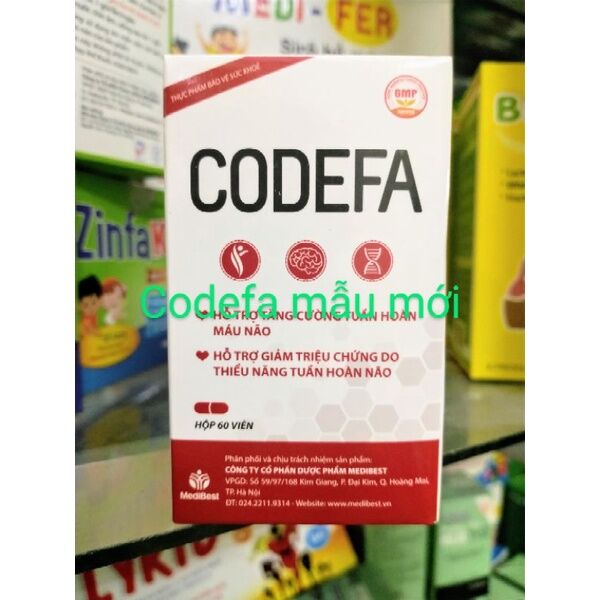 Codefa Hỗ trợ điều trị xơ vữa mạch như mạch vành mạch cảnh mạch chi | Lazada.vn