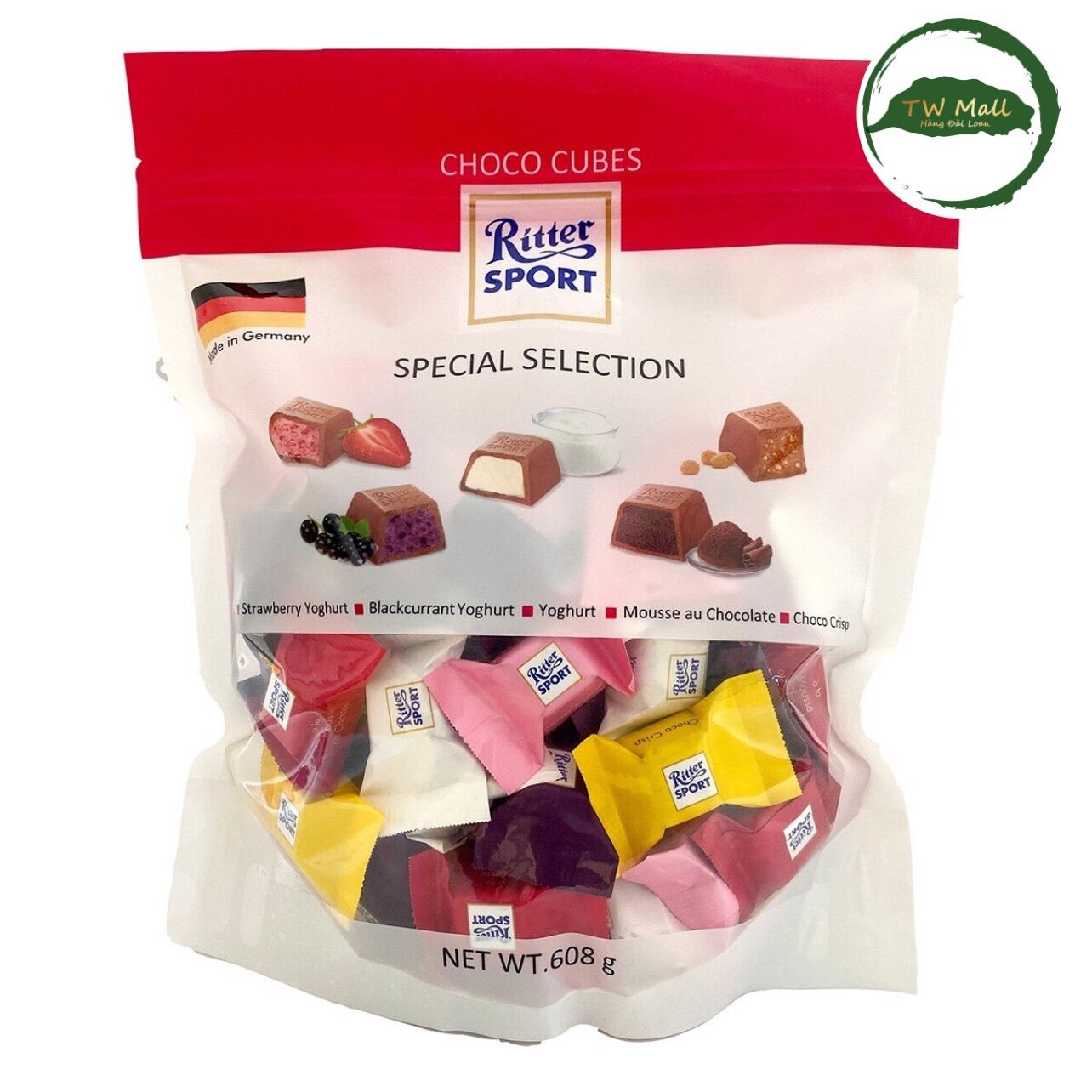Túi socola viên hỗn hợp Ritter Sport Choco Cube Chocolate Special ...