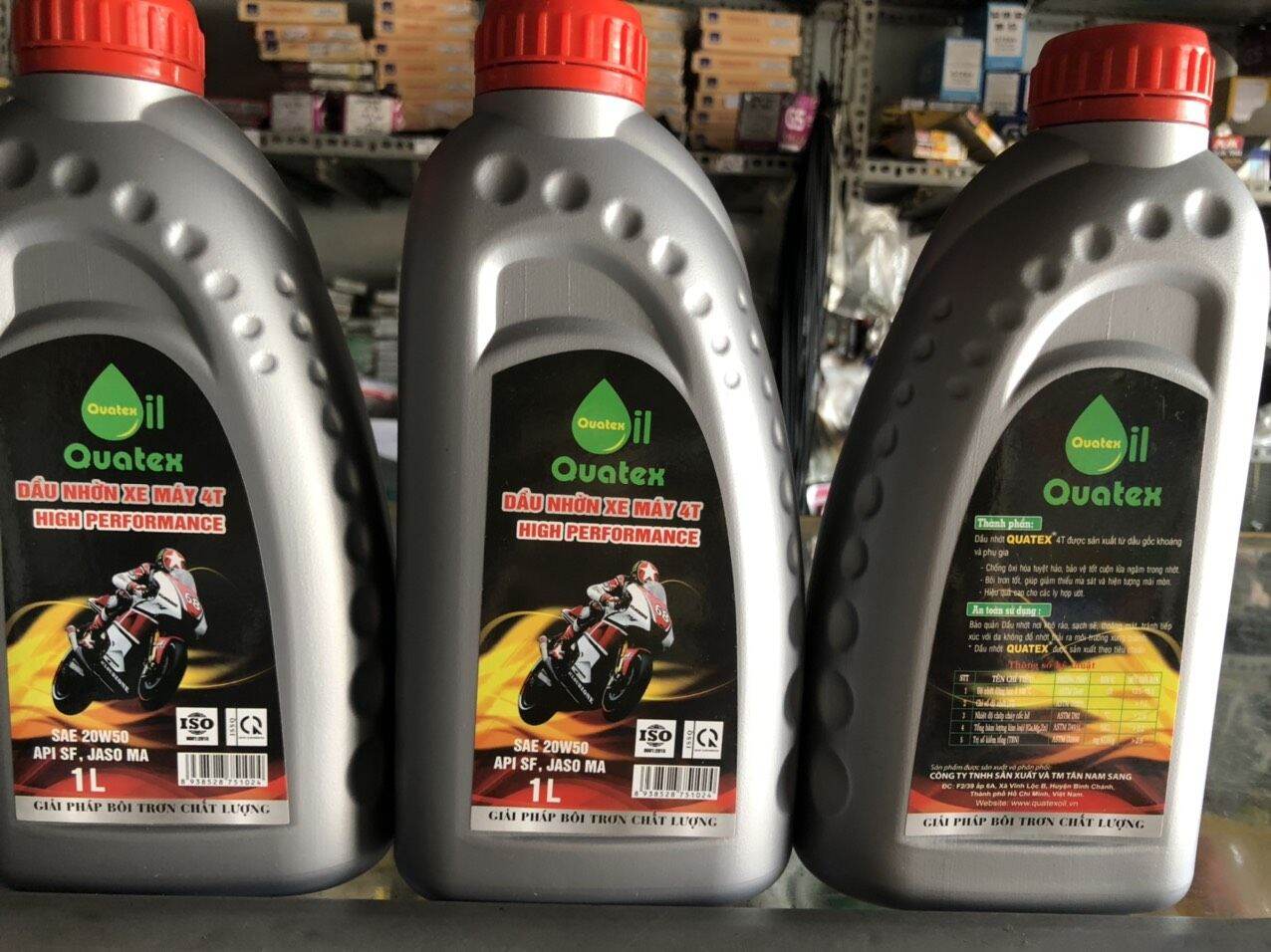 Nhớt giá rẻ QUATEX 4T 20W-50 0.8L, 1L cho xe côn tay, xe số | Lazada.vn