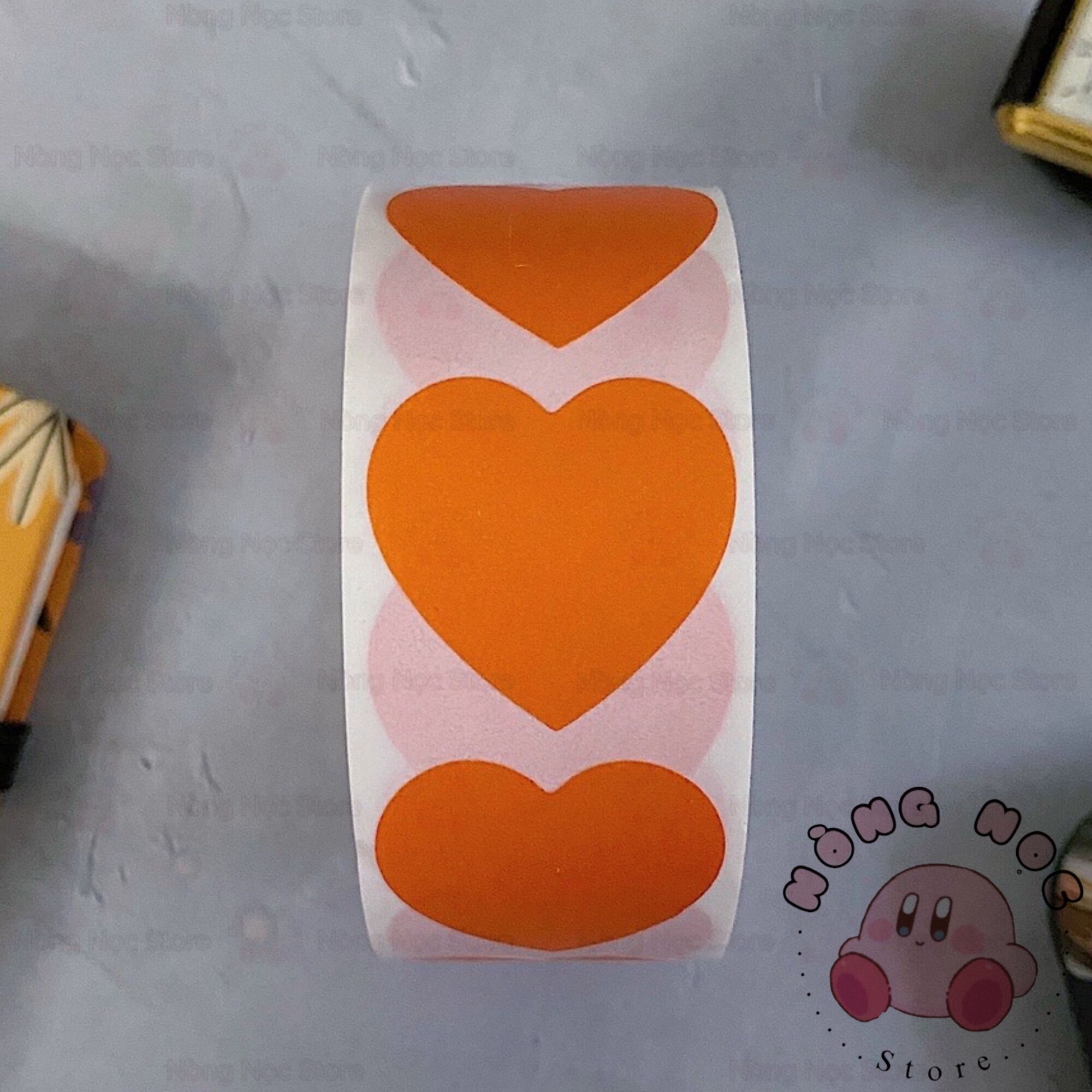 (Có tách lẻ) TRÁI TIM TRƠN Tem Nhãn Dán Sticker, Miếng Dán Decal Hình ...
